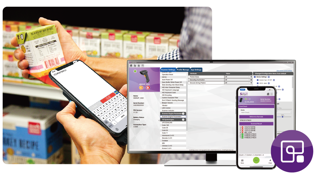 ScanBridge Powerful Scanner application for iOS and Windows. │ Unitech